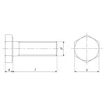 Hex Bolt DIN 933 - Uni Circle Fasteners Sdn Bhd