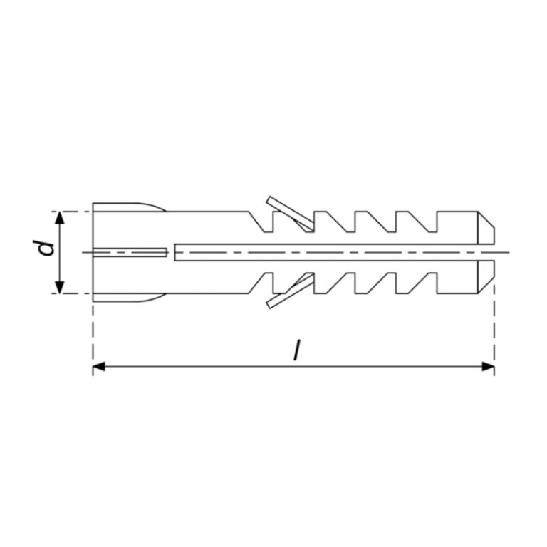 Nylon Wall Plug - Uni Circle Fasteners Sdn Bhd