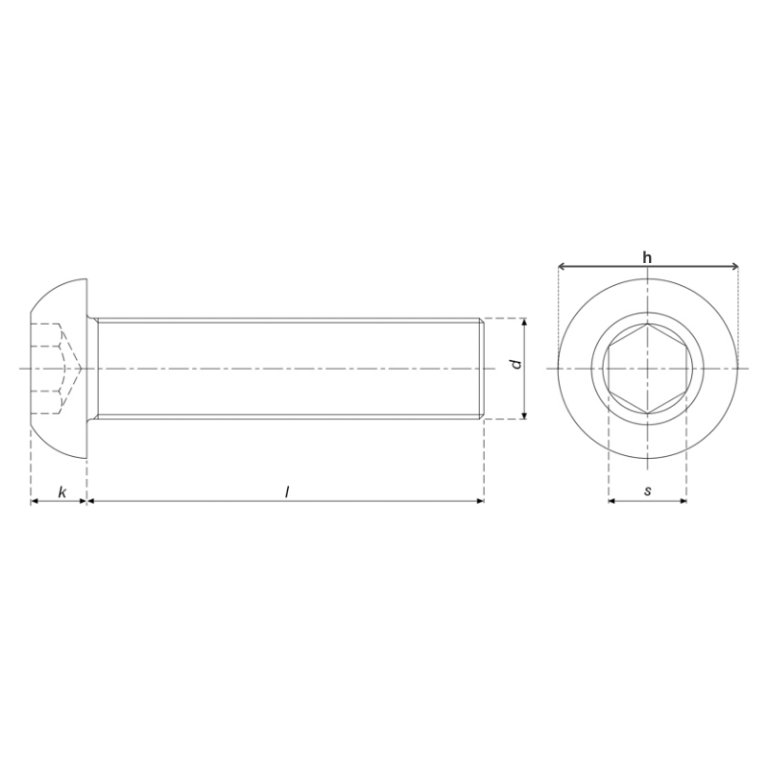 Socket Button Head Cap Screw ISO 7380 - Uni Circle Fasteners Sdn Bhd