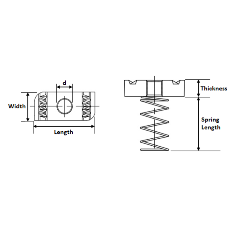 Spring Nut - Uni Circle Fasteners Sdn Bhd