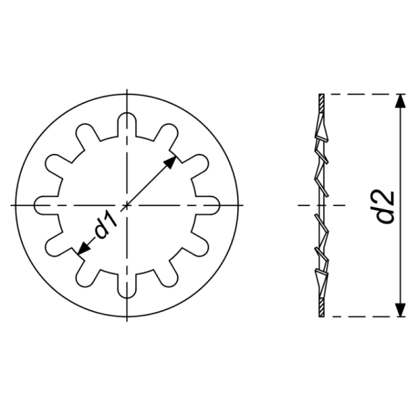 Internal Tooth Lock Washer DIN 6797 J | Tooth Lock Washer Supplier Malaysia