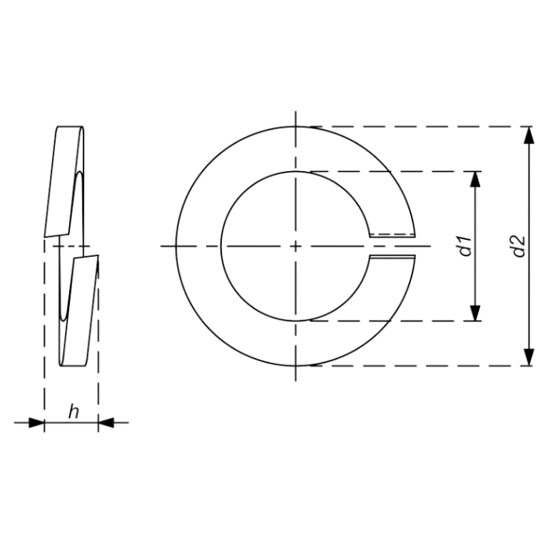 Spring Washer DIN 127 B - Uni Circle Fasteners Sdn Bhd