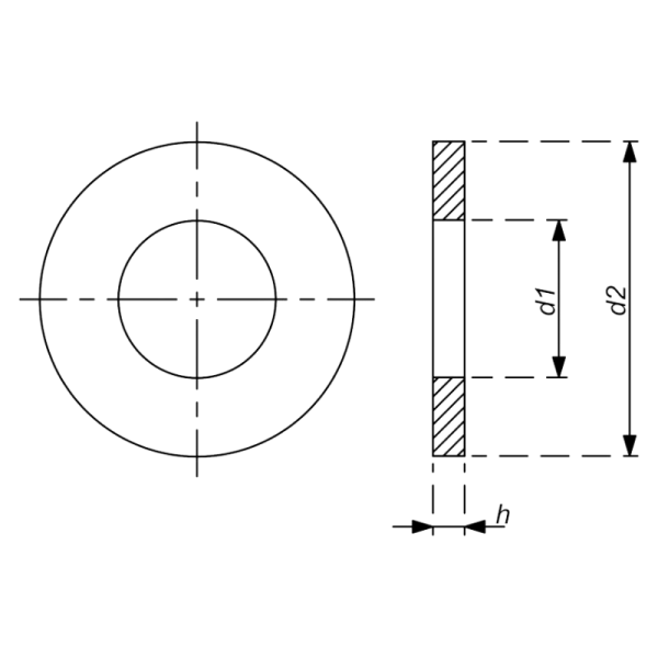 Flat Washer DIN 125 - Uni Circle Fasteners Sdn Bhd