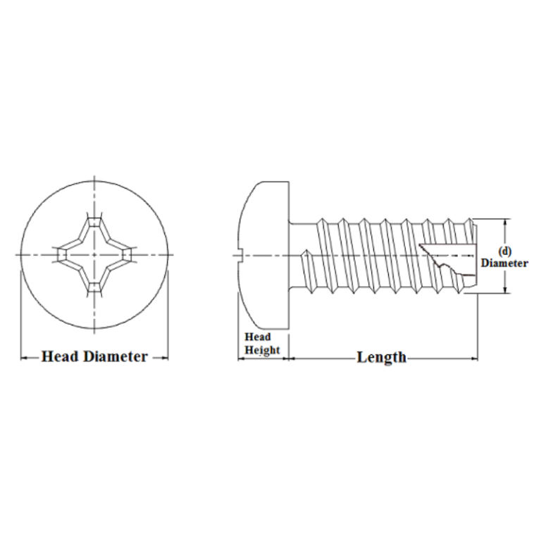 Self Tapping Screw Type BT - Uni Circle Fasteners Sdn Bhd