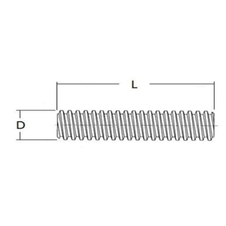 Left-Hand Threaded Rod - Uni Circle Fasteners Sdn Bhd